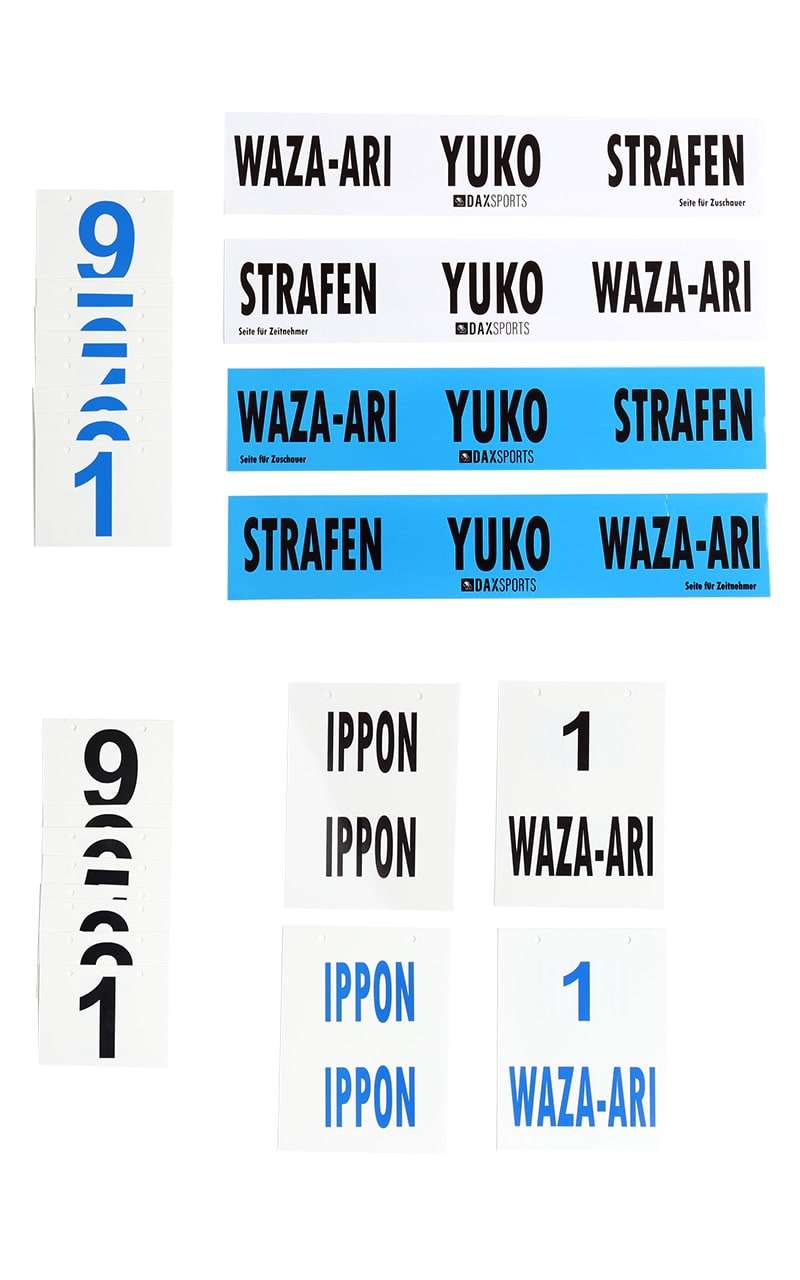 2025 Nachrüstsatz für JUDO Anzeigetafel: Strafen, Yuko, Wazari ...